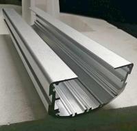 China Bright Silver Anodized 6063 T5 Aluminum Extrusion Enclosure CNC Drilling for sale