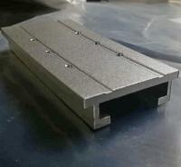 China Sandblasted Aluminum Extrusion Profiles with Machining Holes 6063 T5 Custom CNC for sale