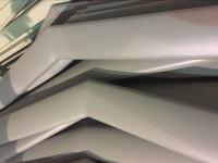 China 45 Degree Aluminum Extrusion Handrail with Wooden Color Surface for Marine Vessels - 0.8-5.0mm Thickness, 3-6m Length for sale