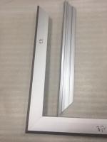 China Matt Silver Anodized LED Ceiling Light Aluminum Frame with 45 Degree Corner Key - 6063 Alloy, 6.6m Max Length for sale
