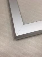 China 45 Degree Cut Aluminum Ceiling Light Frame 6063 Alloy with Natural Anodized Finish ±0.05mm Tolerance for sale