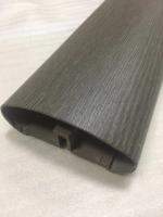 China High Weatherability PVDF Powder Coating Aluminum Handle Profile for Balcony with 3300T-6000T Extrusion Capacity for sale