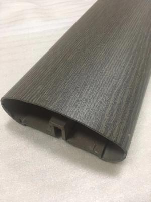 China High Weatherability PVDF Powder Coating Aluminum Handle Profile for Balcony with 3300T-6000T Extrusion Capacity for sale