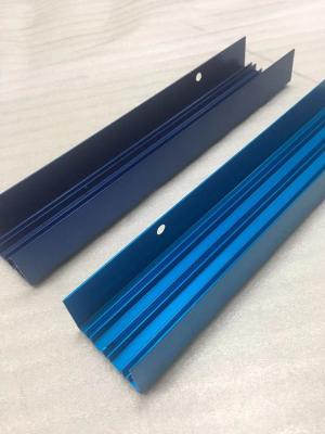 China Blue Anodized Aluminum Enclosure with CNC Milling - Aluminum Extrusion Profile for Industrial Applications for sale