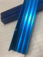 China Blue Anodized Aluminum Enclosure with CNC Milling - Aluminum Extrusion Profile for Industrial Applications for sale
