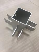 China CNC Machining Aluminum Bracket with Drilling Holes 0.7-10mm Thickness Silver Anodized Finish ±0.01mm Precision for sale