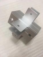 China CNC Machining Aluminum Bracket with Drilling Holes 0.7-10mm Thickness Silver Anodized Finish ±0.01mm Precision for sale