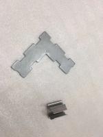 China Stamping Galvanized Steel L Shape Corner Connector for Aluminum Frame with 5-Axis CNC Machining for sale