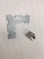 China Stamping Galvanized Steel L Shape Corner Connector for Aluminum Frame with 5-Axis CNC Machining for sale