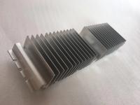China CNC Machined Aluminum Heatsink 6063 T5 Deburred Threaded Holes for Cooling System for sale