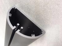 China Grey anodized CNC milling and drilling custom aluminum lighting design for sale