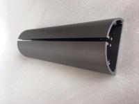 China Custom 6063 Aluminum CNC Milling Drilling Housing Profile Grey Anodized 0.01mm Tolerance for sale