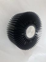 China Black Anodized Aluminum Extrusion Heatsink with 20:1 Aspect Ratio and CNC Machining for LED Cooling Systems for sale
