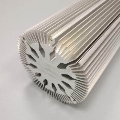 China Round Aluminum Radiator Sunflower Heatsink AL6063-T5 for LED Lights with 30,000+ Mold Options and 20+ Years Manufacturing for sale