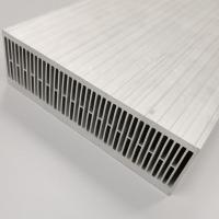 China High Power Double Base Heatsink Aluminum Extrusion Profiles 500mm Width AL6063-T5 for Refrigeration Cooling for sale
