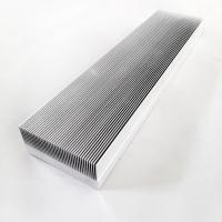 China AA6063 Aluminum Extrusion Heatsink Profile Anodized High Dense Fins Radiator 19.3mm Baseplate for sale