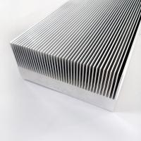 China AA6063 Aluminum Extrusion Heatsink Profile Anodized High Dense Fins Radiator 19.3mm Baseplate for sale