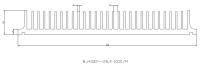 China Rectangle LED Aluminum Heatsink Profile AA6063 T5 with 20+ Aspect Ratio and 30,000+ Mold Options for sale
