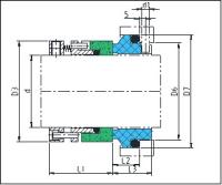 China KL-RO-B Pusher Seal Mechanical Pump Seal Replacement for Flowserve RO-B 20-100mm for sale