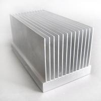 China 55mm Width AA6063 Aluminum Extrusion Heatsink Profile with 1mm Fins and 10mm Baseplate for Thermal Management for sale