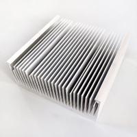China Custom Aluminum Extrusion Heatsink 135x53x135mm for AC Drivers, Inverters, and Power Electronics with 8.95 kgs/m Weight for sale