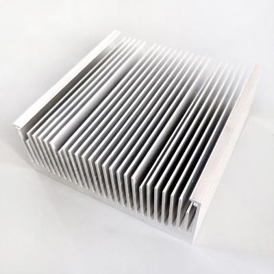 China Custom Aluminum Extrusion Heatsink 135x53x135mm for AC Drivers, Inverters, and Power Electronics with 8.95 kgs/m Weight for sale