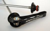 China CNC Machining Hard Black Anodized Aluminum Highway Quick Release for Bicycle 130mm for sale