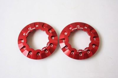 China CNC Machining Lightweight Medium Lock Disc Lock Cap for Wheelset Modification 6061 T6 Aluminum for sale