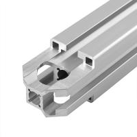 China 6063 Aluminum Alloy Extrusion Profile CNC Machined End Mill Clear Anodized Custom Length for sale