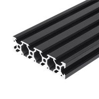 China 6000 Series Custom 2040 4080 T Slot Black Anodized Conveyor Aluminium Extrusion Profile for sale