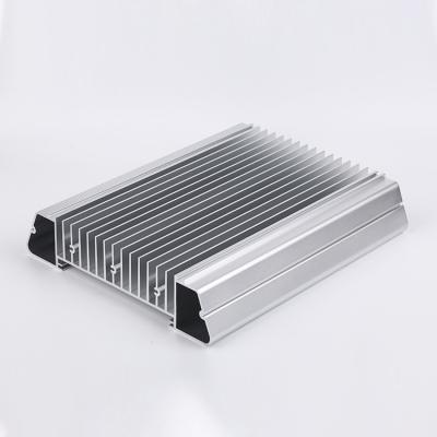 China Flat Shape Aluminum Heatsink Extrusion Profiles Heat Dissipation OEM Design for sale