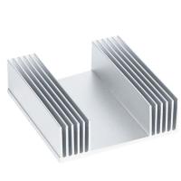 China Flat Shape Aluminum Heatsink Extrusion Profile 6063 T5 Heat Dissipation OEM Design for sale