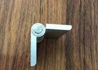 China 180 Degree Silver Anodized Aluminum Hinge 70x70x14mm for Industrial Profile Door Accessories for sale