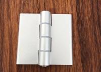 China 180 Degree Silver Anodized Aluminum Hinge 70x70x14mm for Industrial Profile Door Accessories for sale