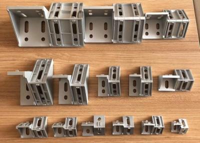 China 90 Degree Corner Connector Aluminum Extrusion Bracket 40mm x 40mm with 8mm/10mm Slot for T-Slot Systems for sale