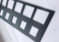 China Brushed Anodized Aluminum Punching Socket Profile 6063 7.2m Industrial for sale