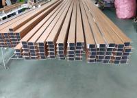 China 6063 T5 Aluminum Square Tube with PVC Wood Film - Heat Resistant to 150°C, Cold Resistant to -40°C for Furniture and Automotive Applications for sale