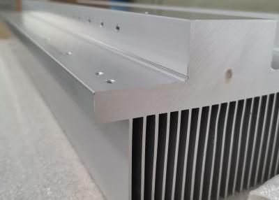 China 204mm Width Off Grid Inverter Aluminium Heatsink Extrusion With Anodized for sale