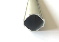 China D28mm Linear Slide Aluminum Lean Tube with Flat Side - 5.8 Meter Extrusion Profile | ISO Certified for sale