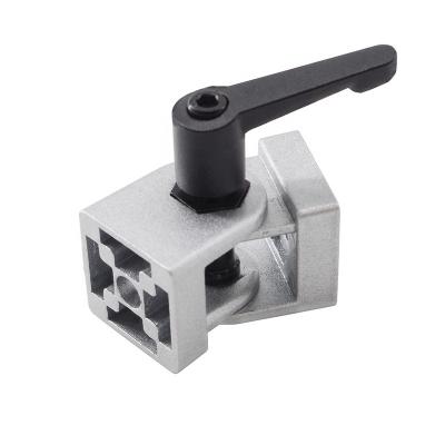 China 4545B Universal Swivel Pivot Joint with Lock Lever for 20x20 Aluminum Extrusion Profiles in Die-Cast Zinc for sale