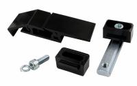 China Diecast 3045 Black Electrophoresis Aluminum Door Lock with Block 30x45mm for sale