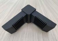 China Aluminum Extrusion T Slot Right Angle Joint Bracket 30x45mm T5 Corner Connector OEM Custom Black for sale