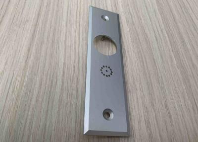 China Aluminium Extrusion Profiles Alloy 6063 T5 Anodized Silver for Door Locks CNC Custom for sale