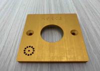 China Yellow Surface Custom Grain 6003 Aluminum CNC Machining Parts 0.01mm Tolerance for sale