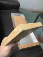 China 6063 T6 Aluminum Extrusion Profiles with Wood Veneer Bamboo Skin Surface - 0.5-1.0mm Thickness, 2.5m Length for sale