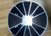 China 60mm Diameter Round LED Enclosure Aluminum Heatsink Profile 6063T5 Black Anodized for 100W Grow Lighting for sale