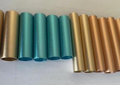 China 0.8mm Cold Drawn Aluminum Round Tube Color Anodized Matt Surface 6061 6063 for sale