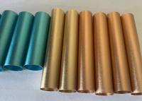 China 0.8mm Cold Drawn Aluminum Round Tube Color Anodized Matt Surface 6061 6063 for sale