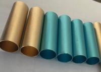 China 0.8mm Cold Drawn Aluminum Round Tube Color Anodized Matt Surface 6061 6063 for sale