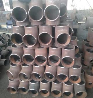 China Carbon Steel Pipe Tee Seamless Sch XXS 1/2 Inch for Shipbuilding Oil Industry for sale